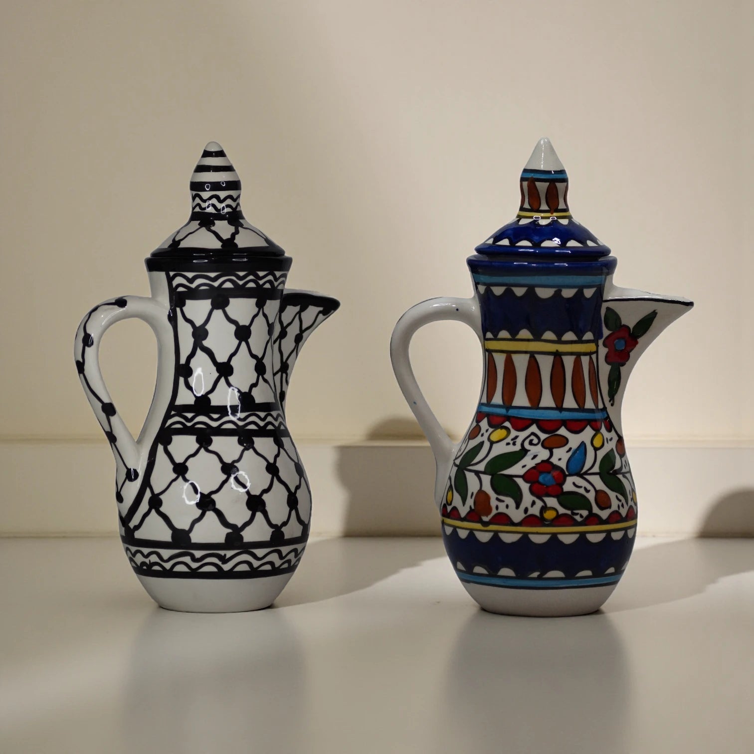 Palestinian Coffee Jug – Handmade Ceramic Tea & Coffee Pot